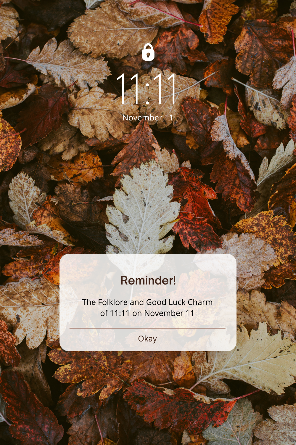 The Folklore and Good Luck Charm of 11:11 on November 11